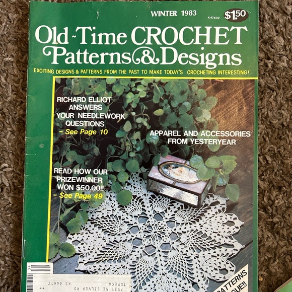 Vintage Old Time Crochet | Other | Vintage Oldtime Crochet Patterns ...